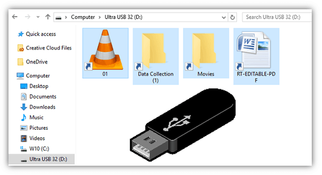 Files Become Shortcuts In USB Flash Drive How To Fix files-become-shortcuts-in-usb-flash-drive-how-to-fix